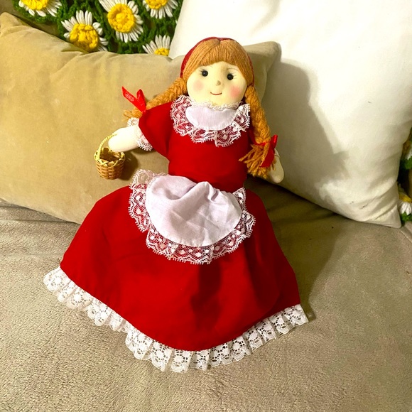 Toys | Topsy Turvy Red Riding Hood Grandma Wolf Vintage Doll | Poshmark